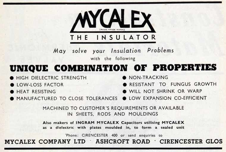 Mykroy/Mycalex© – Crystex Composites LLC